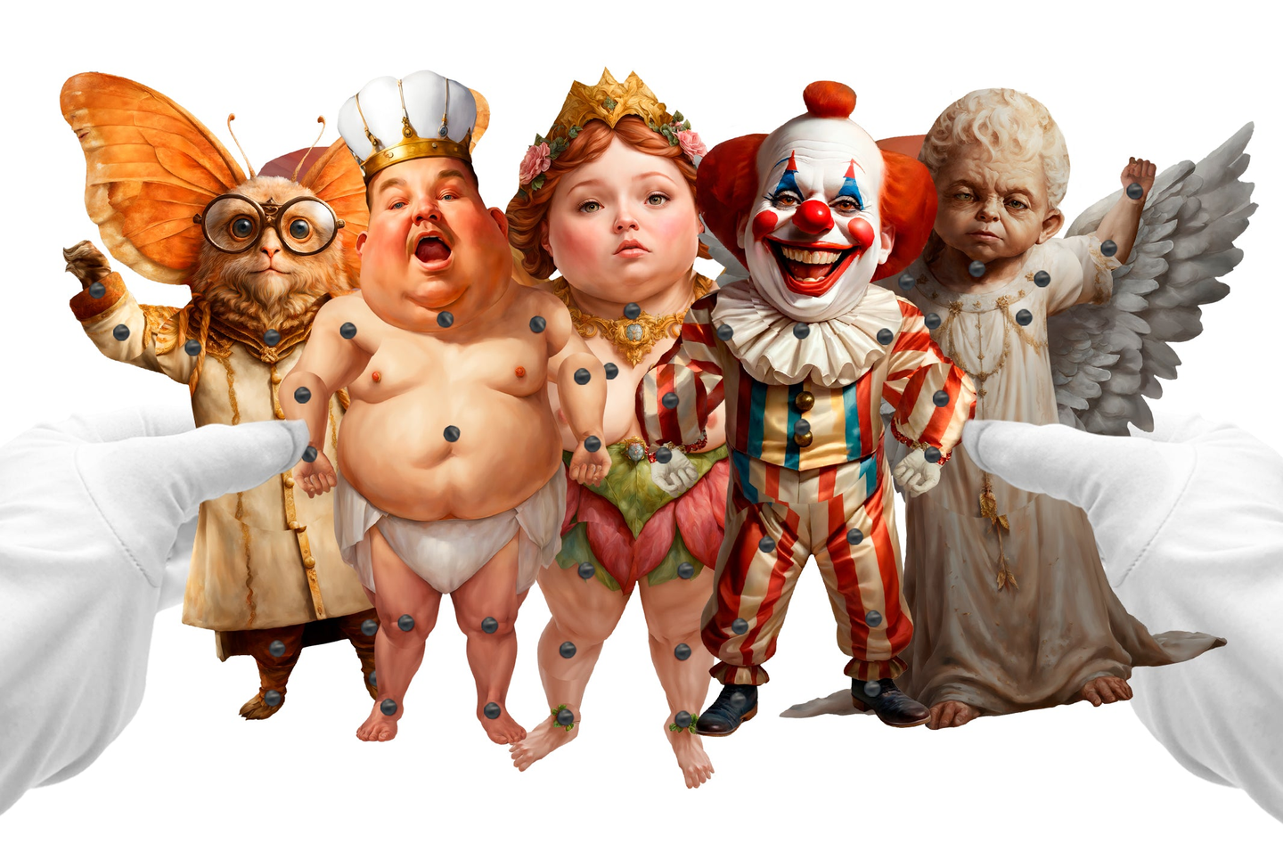 Dungeons & Wizards Articulated Paper Dolls | Articulated Fantasy ...