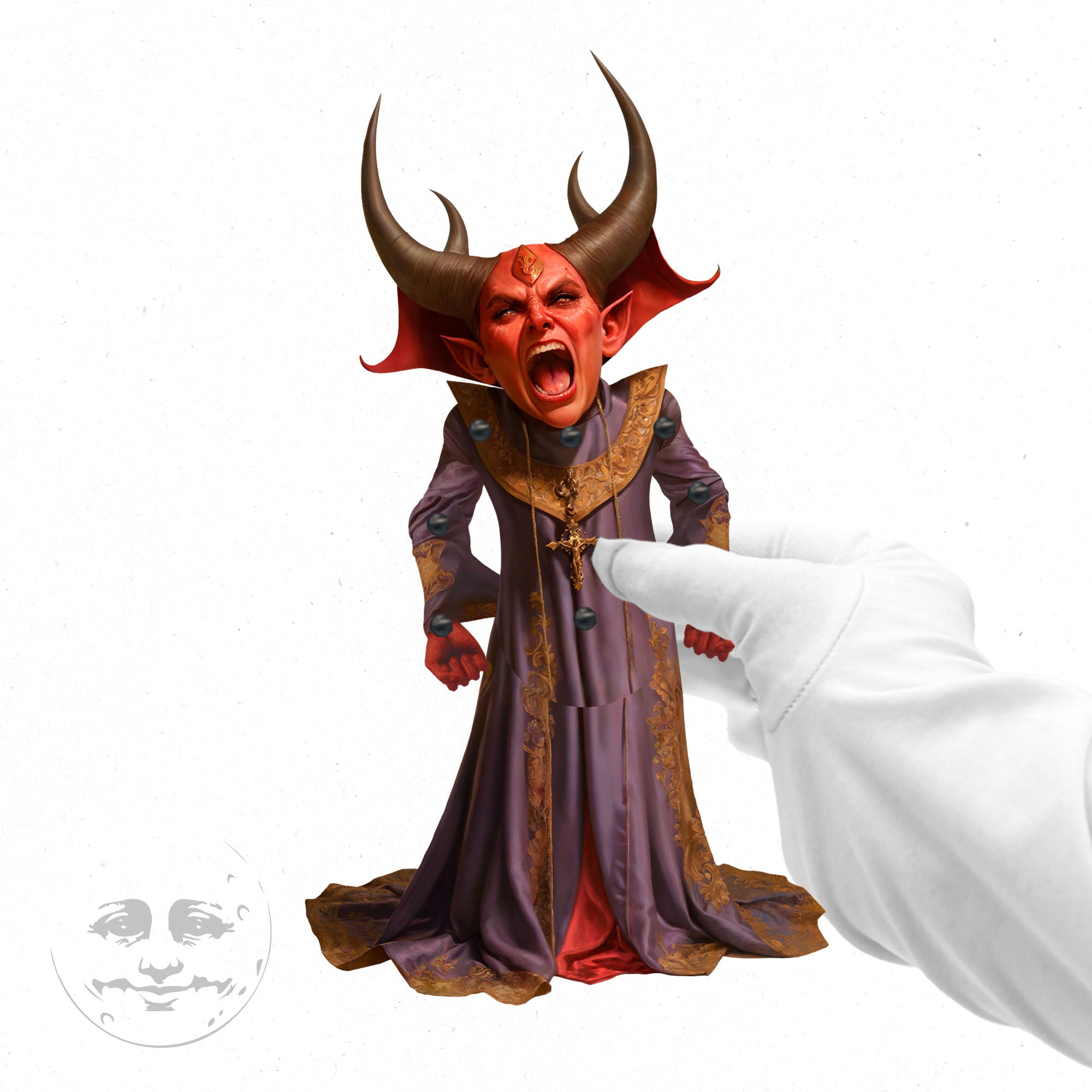 Articulated Inferna Demon Paper Doll – Meggie Retrow Boutique