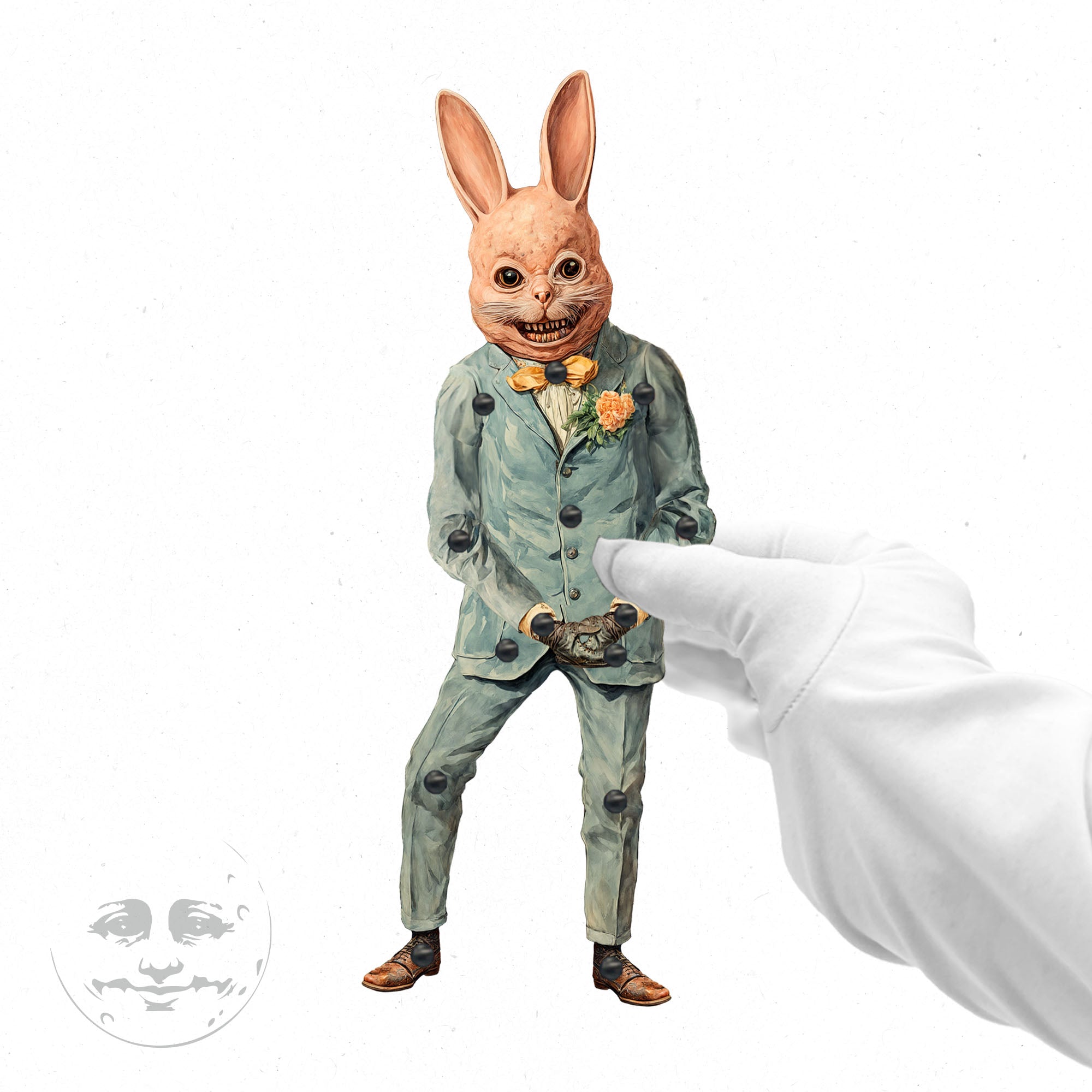 Bucky Rabbit Movable Paper Doll – Meggie Retrow Boutique