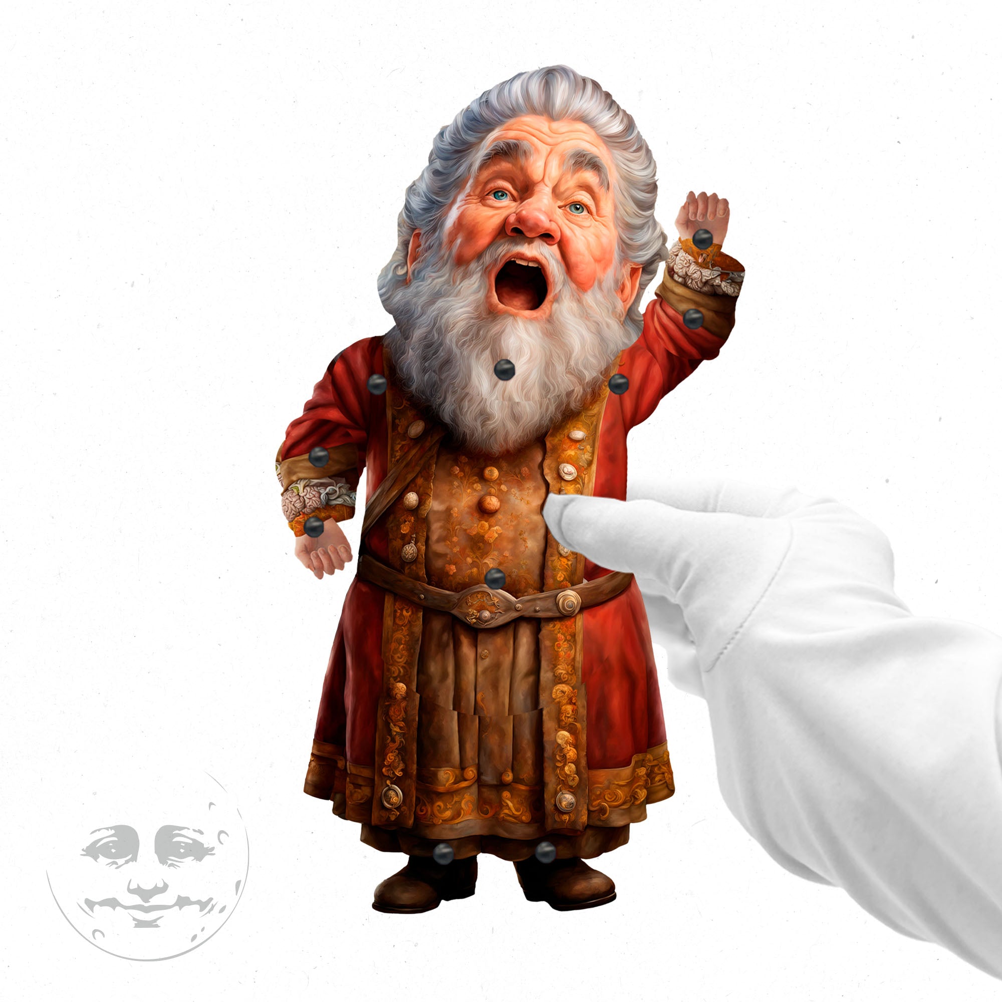 Gundar the Great Wizard - Articulated Paper Doll – Meggie Retrow Boutique