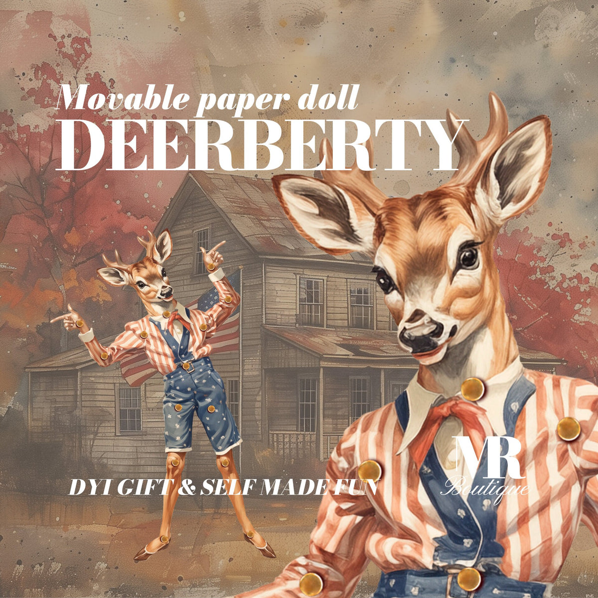 Unique Articulated Paper Dolls and Movable Action Figures