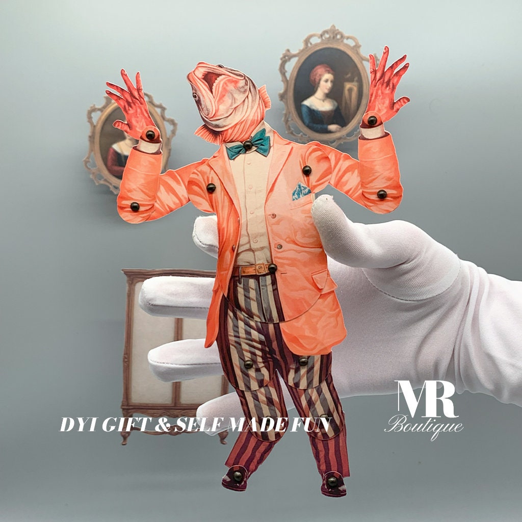 Fish-Forge Movable Paper Doll