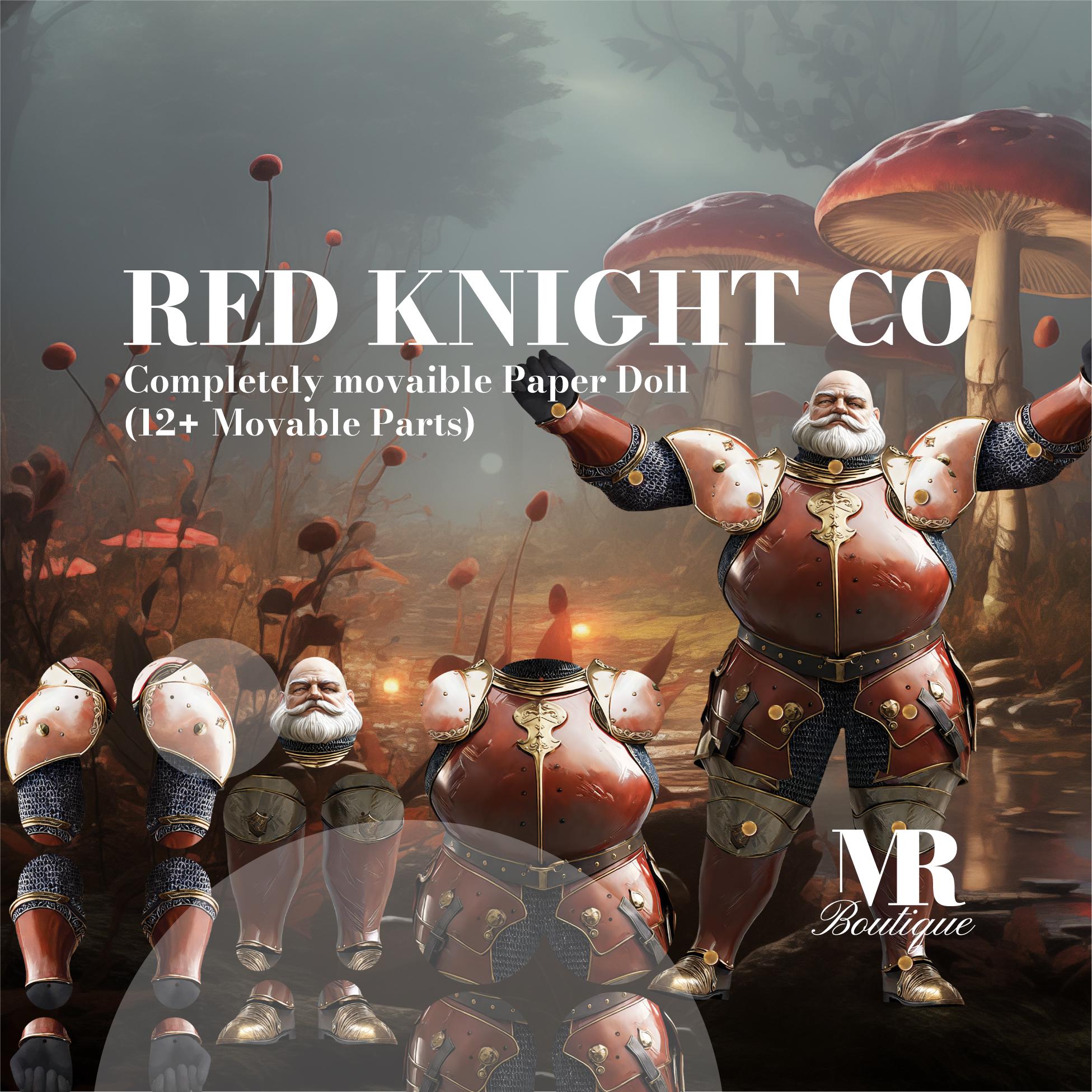 Red Knight Co Movable Paper Doll