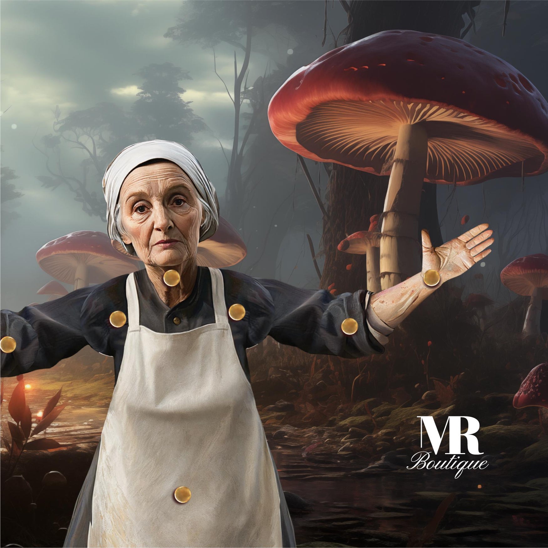 Cook Movable Paper Doll