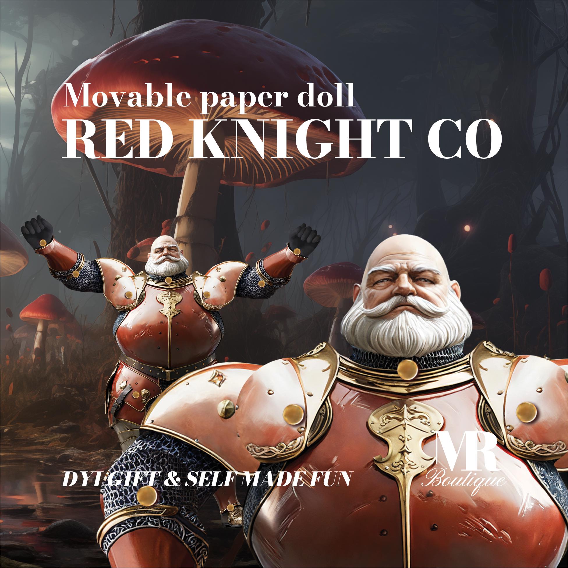 Red Knight Co Movable Paper Doll
