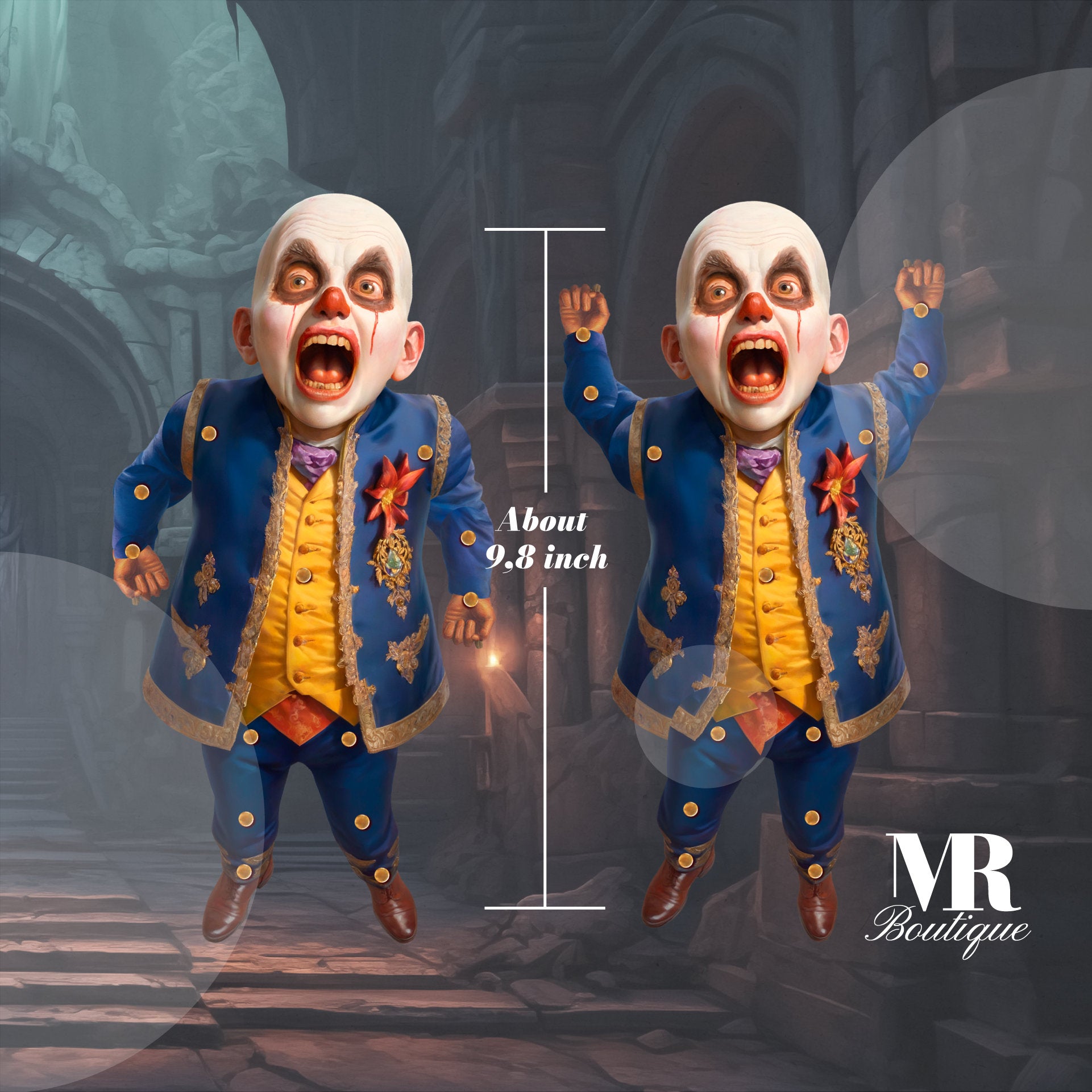 Drunkard Jester Movable Paper Doll